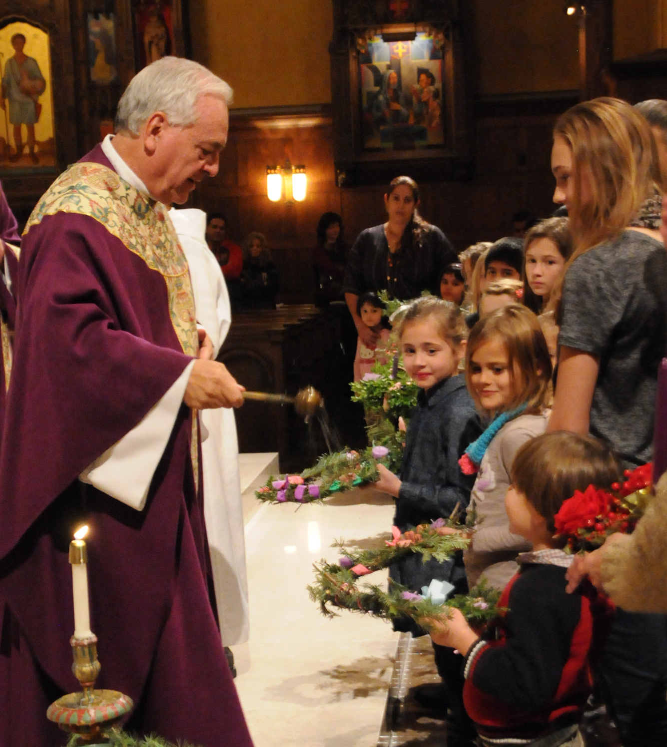 Blessing Advent Wreaths - Intermountain Catholic Blessing Advent Wreaths - Intermountain Catholic